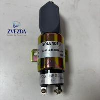 China 1751‑24E7U1B1S5A Stop Solenoid 24V Fit Excavator Engine Shutdown Solenoid Valve for sale