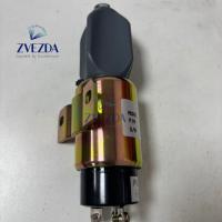 China 1751‑24E7U1B1S5A Stop Solenoid 24V Fit Excavator Engine Shutdown Solenoid Valve for sale