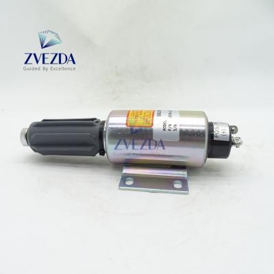China M11 PC450-6 PC400-6 Engine Fuel Shutoff Stop Solenoid Valve 237012E2U1B5A SA-4848-12 for sale