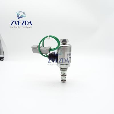 China 1984607 Green Wire Grey Plug Solenoid Valve 198-4607 For 966G Wheel Loader Transmission for sale