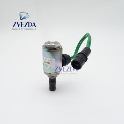 China 1861525 Green Wire Black Plug Solenoid Coil 186-1525 For 120H,135H,140H,143H for sale