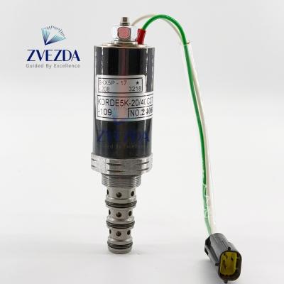 China KDRDE5K-20/40C07-109 Hydraulic Proportional Solenoid Valve | 24V DC 0.7A | Fits SK200-6E/SK210-6E, R215-7/R225-7 for sale