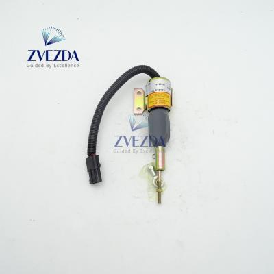 China 3932529 Fuel Shutoff Stop Solenoid 24V Replace SA-4761-24 3935458 Fit  6BT5.9 6CT8.3 Engine Excavator Loader OEM Parts for sale