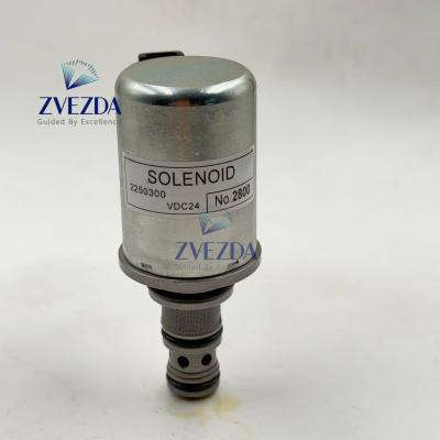 China 2250300 Hydraulic Flow Adjust Cartridge Solenoid OEM Replacement Spare Parts For Construction Backhoe Loader for sale