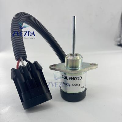 China Fuel Shut Off Solenoid Valve 1G925‑60011 12V Fit For V3300‑T, V3800‑T for sale