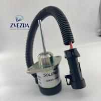 China Fuel Shut Off Solenoid Valve 1G925‑60011 12V Fit For V3300‑T, V3800‑T for sale