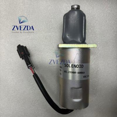 China Fuel Shutoff Solenoid Valve 65.25900‑6006A 24VDC For  DH220‑5 DH225‑7 orDH300‑5 DH300‑7 for sale