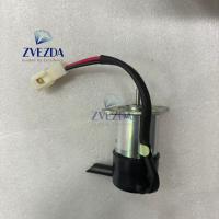 China Fuel Shutoff Solenoid 16271‑60012 ZVEZDA 12V For Kubota V2203 V1903 V2003 Engine Excavator for sale