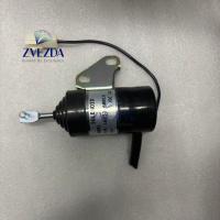 China Fuel Shutoff Stop Solenoid 16851‑60014 ZVEZDA 12V For  D722 D782 D902 for sale