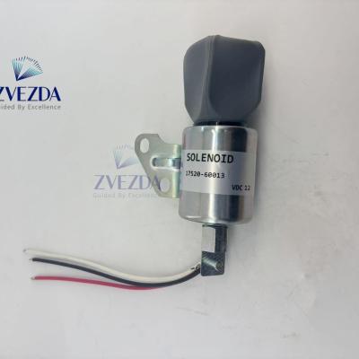 China Fuel Shutoff Stop Solenoid 17520‑60013 ZVEZDA 12V For D1105 D1305 for sale