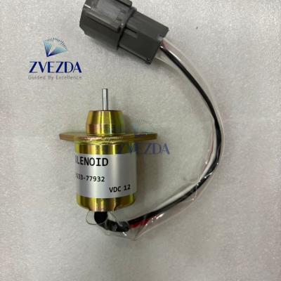 China Fuel Shutoff Stop Solenoid 119233‑77932 ZVEZDA 12V For 4TNE84 4TNE88 for sale