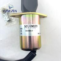 China Fuel Shutoff Solenoid 3939019 24V DC ZVEZDA For 6CT 6CT8.3 SY335C SY365H XE335D PC300‑7 for sale