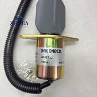 China Fuel Shutoff Solenoid 4063712 24V DC ZVEZDA For 6CT 6CT8.3 SY335C SY365H XE335D PC300‑7 for sale