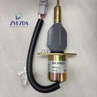 China Fuel Shutoff Solenoid 4063712 24V DC ZVEZDA For 6CT 6CT8.3 SY335C SY365H XE335D PC300‑7 for sale