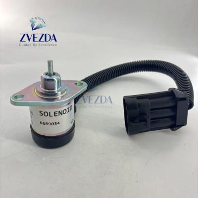 China Stop Solenoid 6689034 ZVEZDA 12VDC For Construction Equipment A300, A770, S220, S250 for sale
