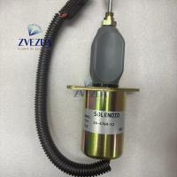 China SA-4764-12 12V Fuel Shutoff Solenoid For 6CT Engine Excavator Wheel Loader Generator for sale