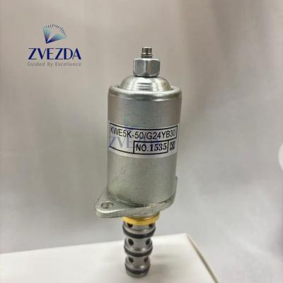 China Safety Lock Solenoid Valve KWE5K-50/G24YB30 For SY205、SY215、SY235 for sale