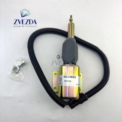 China 24V Fuel Shutoff Stop Solenoid 3930236 For  6CT 6BT Engine for sale