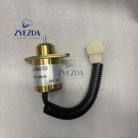 China 17454-60010 12V Fuel Shutoff Solenoid Valve For Kubota D905 D1005 D1105 V1505 Engine for sale