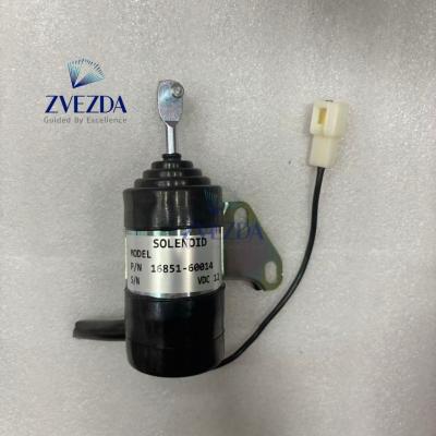 China 16851-60014 12V Fuel Shutoff Solenoid Valve For  D722 Engine for sale