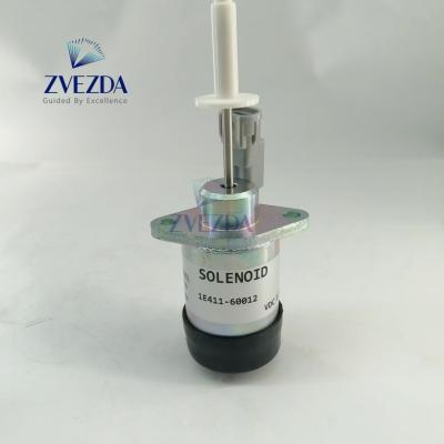 China 1E411-60012 12V Fuel Shutoff Solenoid For V2203 V2403 Engine for sale