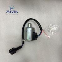 China 22F6021201 Excavator Hydraulic Solenoid Valve SH120 Spare Parts 24 Volt for sale