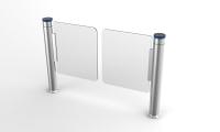 China 127mm Cylindrical Speedlane Swing Turnstile Gate Integrated Compact Security Barrier Access System for sale