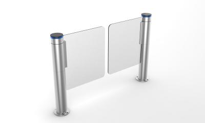 China Swing Gate 141mm Cylindrical Speedlane Swing Turnstile Automatic Barrier Door Security Access for sale