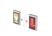 China Dual Lane Sliding Speed Gate System Half Height PSD Automatic Access Door Office Control Customizable facial recognition for sale