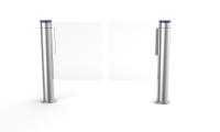 China 141mm Diameter Cylindrical Swing Speed Gate with 304 Stainless Steel for 20-30 Persons per Minute Rapid Access for sale