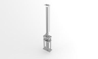 China Indoor / Outdoor Cylinder Swing Barrier Turnstile Anti Tailgating for sale