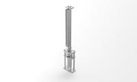 China Indoor / Outdoor Cylinder Swing Barrier Turnstile Anti Tailgating for sale