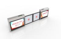 China LED Display Half Height PSD Platform Screen Door 80W Rated Power 304 Stainless Steel Construction for sale