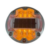 China 1.2V 1200MAH Solar LED Road Studs Waterproof IP68 Anti UV PC 75T Load Capacity for sale