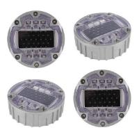 China 1.2V 1200MAH Solar LED Road Studs Waterproof IP68 Anti UV PC 75T Load Capacity for sale