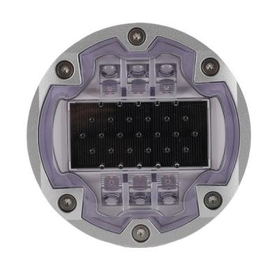 China Solar LED Road Studs 75T Load Capacity IP68 10mm LED Diameter Monocrystalline Panel for sale