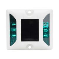 China Aluminium Alloy Solar LED Road Stud 125x110x25mm IP68 Flashed LED Road Reflector for sale