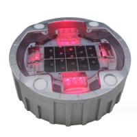 China Solar LED Raised Pavement Marker 75T Load Capacity NIMH Battery Road Safety Stud for sale