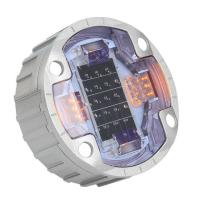 China Solar LED Road Stud 8 LED Flashing Aluminium Alloy 120mm Diameter 50mm Height IP68 for sale