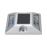 China 350g IP68 Solar Metal Road Stud White LED for Road Construction Safety for sale