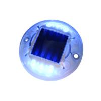 China Anti UV PC Solar Cat Eye Road Stud 120mm Steady Light Mode 20 Ton Compression for sale
