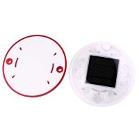 China Anti UV PC Solar Cat Eye Road Stud 120mm Steady Light Mode 20 Ton Compression for sale