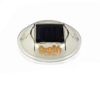 China Solar Road Marker Lights Anti UV PC 120mm IP68 Weather Resistant 380g NIMH Battery for sale