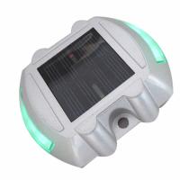 China Aluminium Solar Cat Eyes Road Stud 100 Hours Working Time Flashing or Steady LED Road Stud for sale