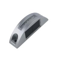 China IP68 Half Moon Aluminum Solar Cat Eye Road Stud 125x43x30mm Yellow LED for sale