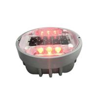 China Solar Cat Eyes Road Stud IP68 Waterproof 50 Tons Compression 1000m Viewing Distance for sale