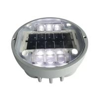 China Custom Aluminum Solar Road Stud 125mm 50mm Blue White LED for Road Safety for sale