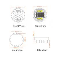 China Aluminium Casting Solar Cat Eyes Road Stud Embedded RoHS Certificate for sale