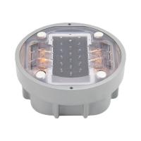 China 125mm x 50mm Aluminium Solar Road Marker Light 6 LED Epistar Chip IP68 50T Compression for sale
