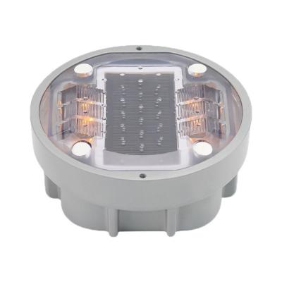 China 125mm x 50mm Aluminium Solar Road Marker Light 6 LED Epistar Chip IP68 50T Compression for sale